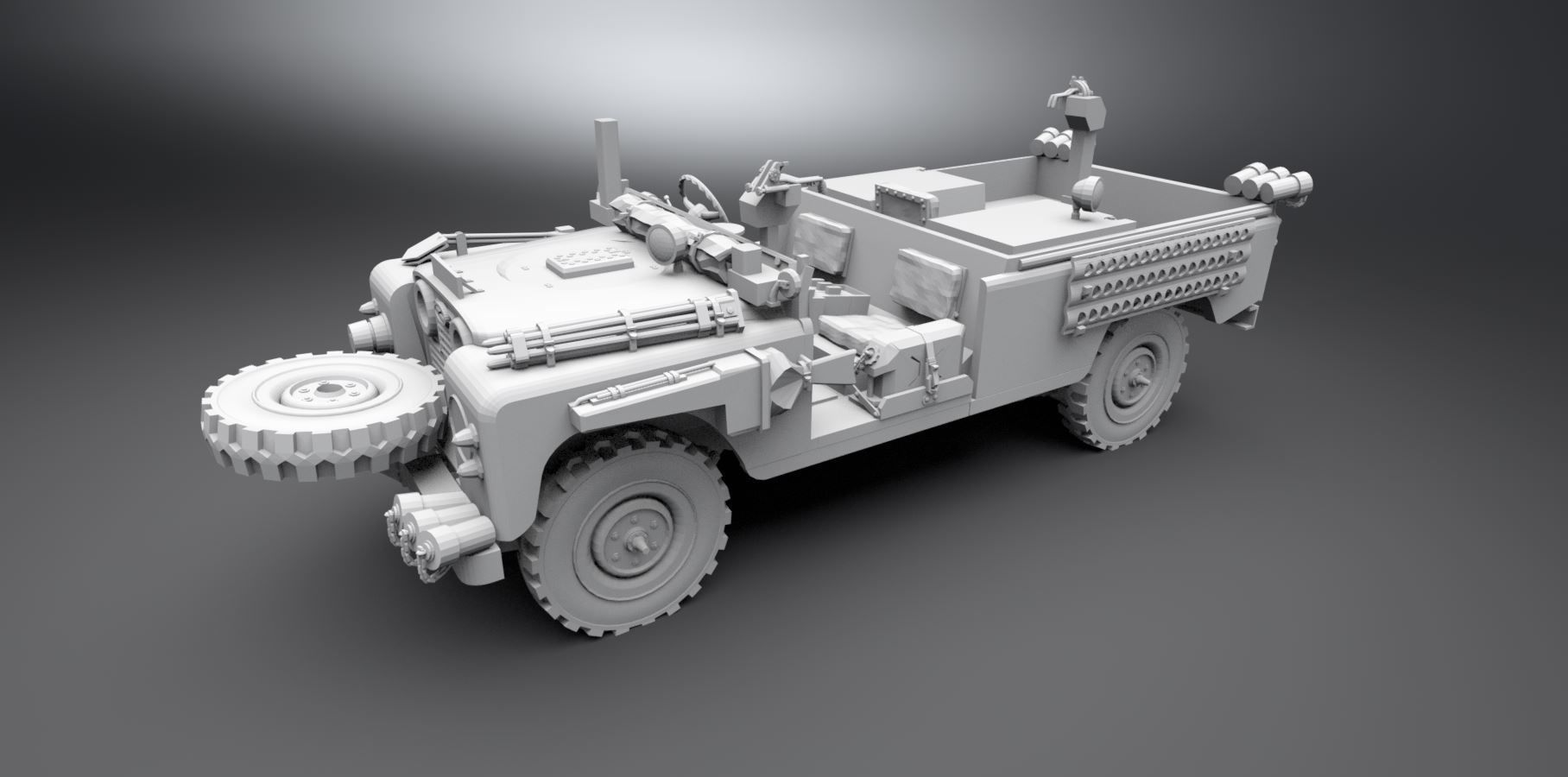 SAS Land Rover Series 2A 3D model 3D printable | CGTrader