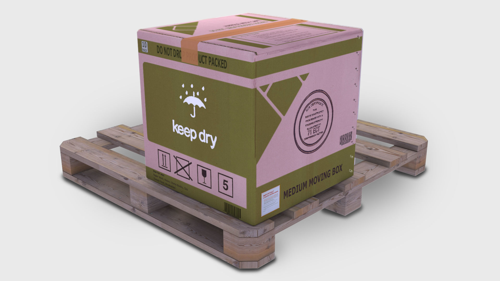 3D model Game ready Cardboard boxes Low-poly VR / AR / low-poly | CGTrader