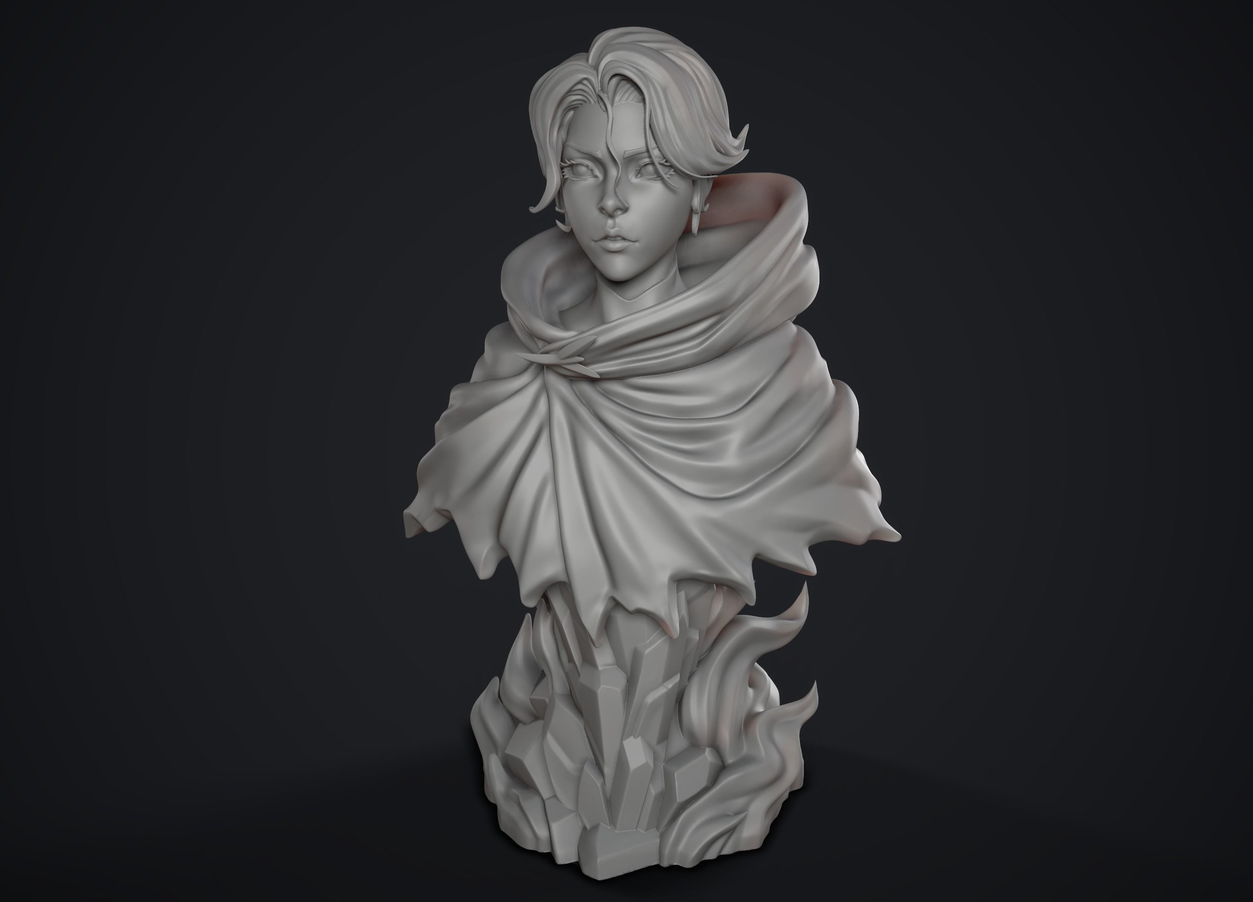 Sypha Castlevania Bust 3D model 3D printable | CGTrader