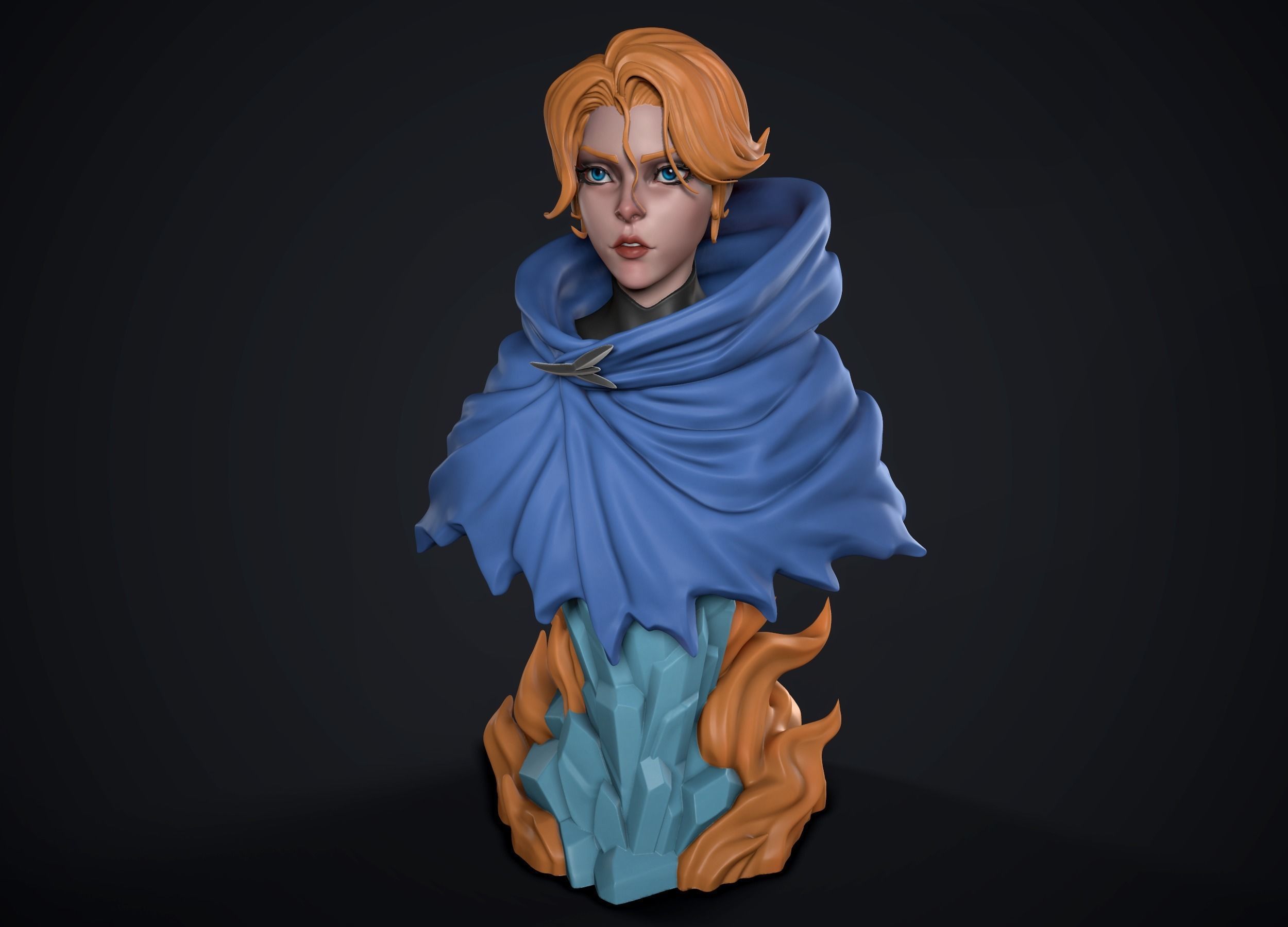 Sypha Castlevania Bust 3D model 3D printable | CGTrader