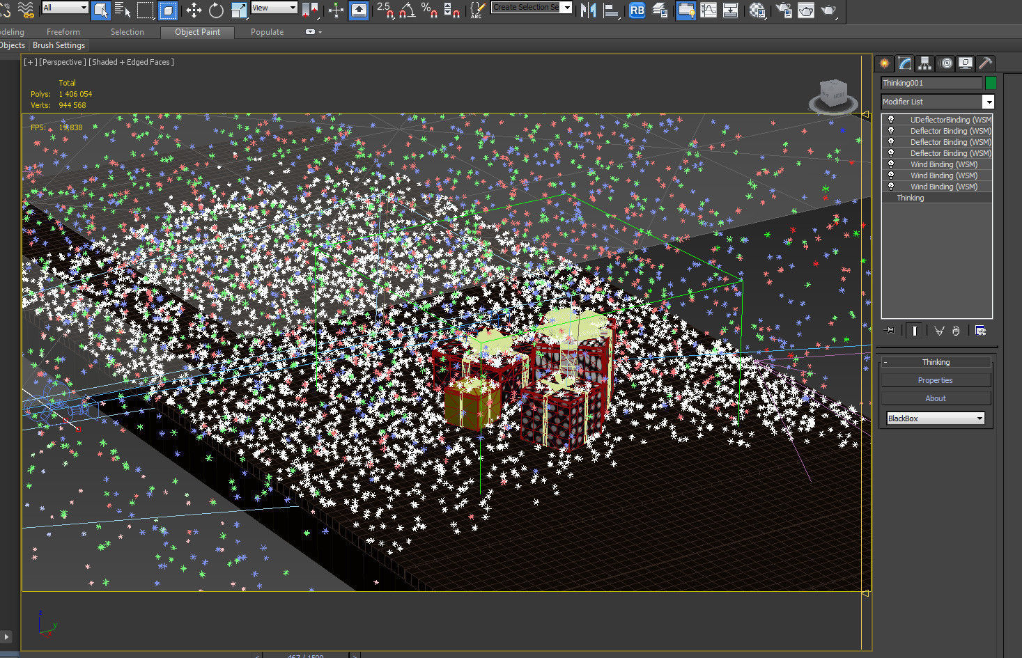 Falling Snow Animation 3D model animated | CGTrader