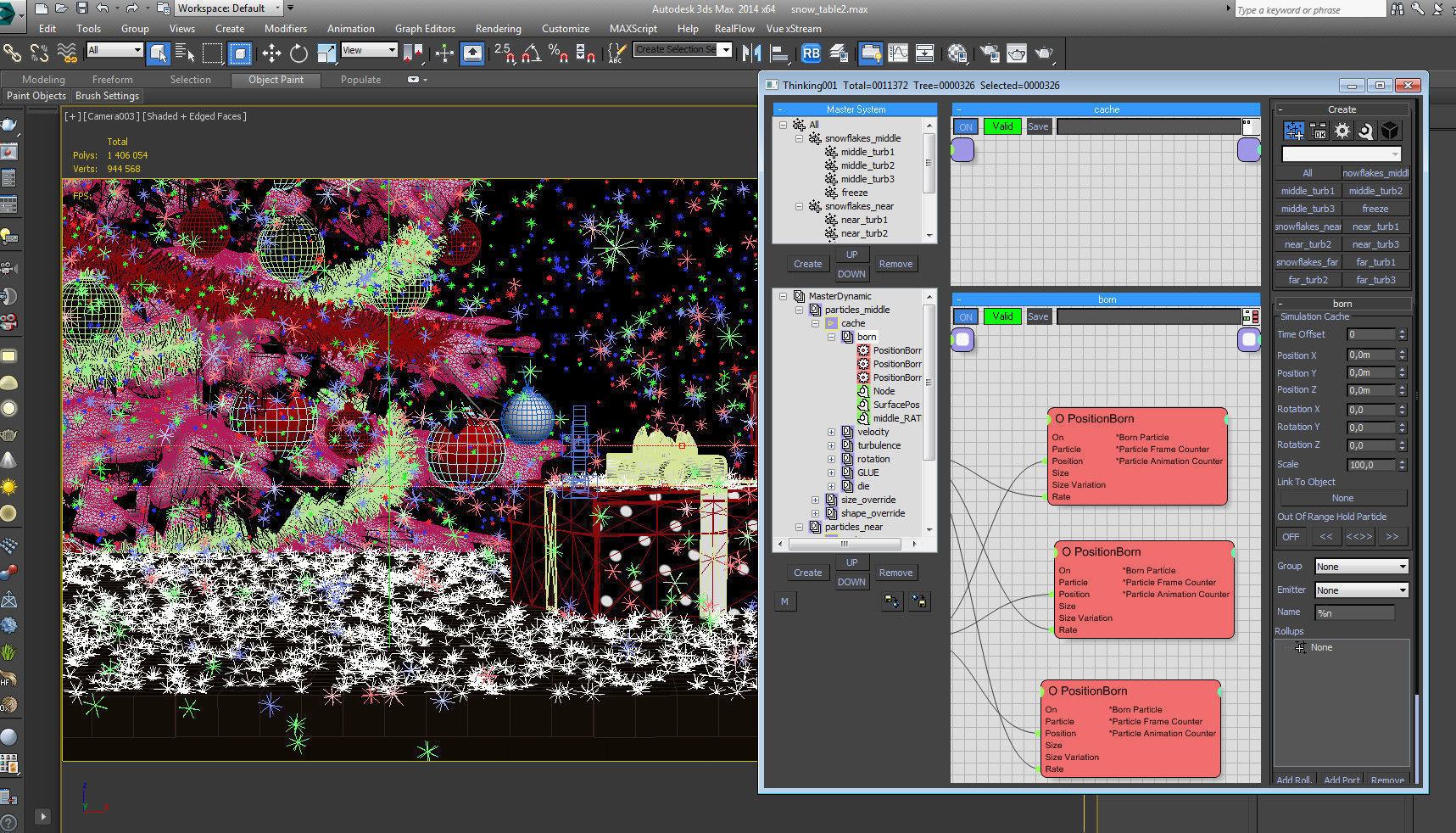 Falling Snow Animation 3D model animated | CGTrader