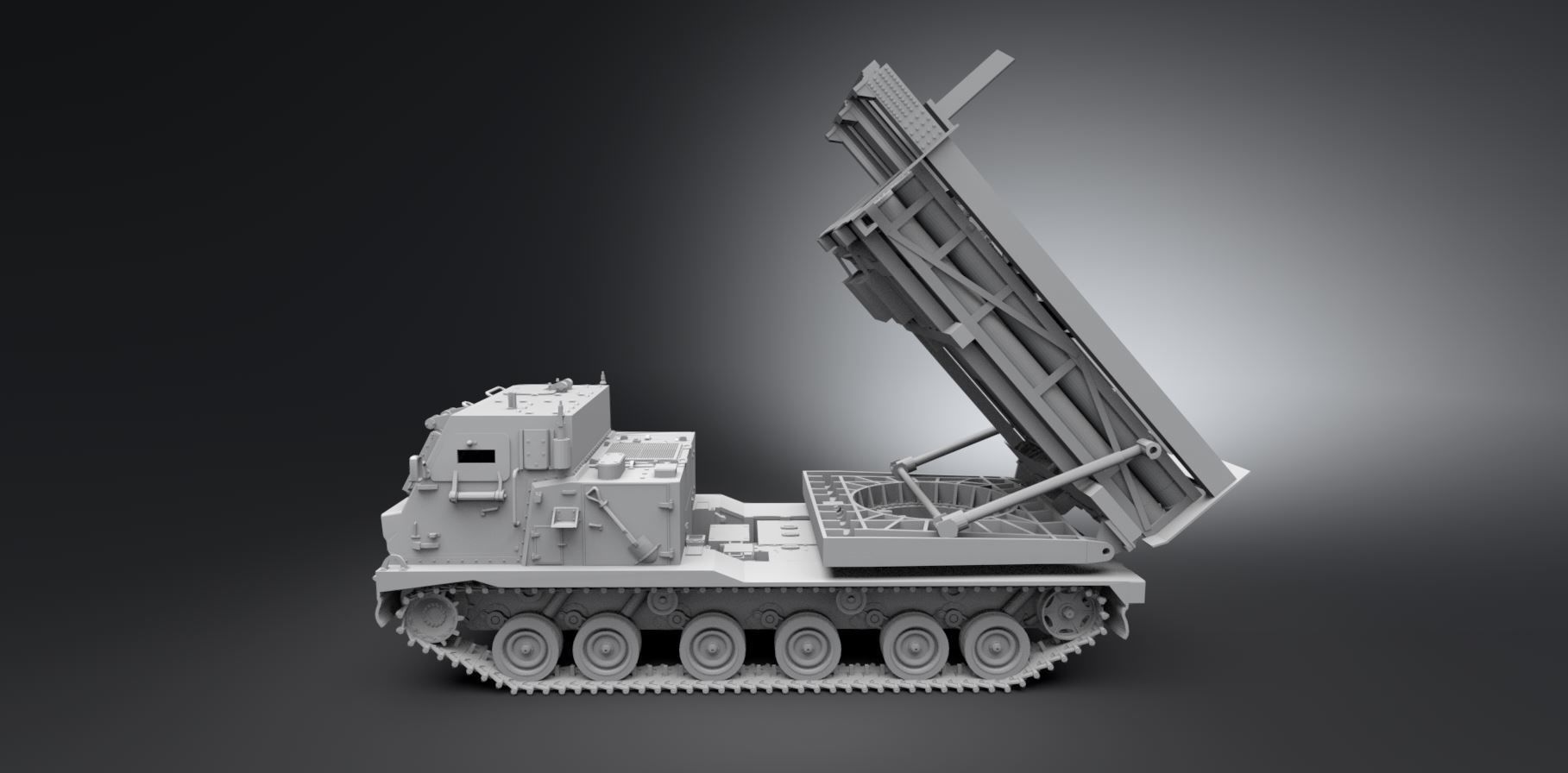MLRS M270 Scale model 3D model 3D printable | CGTrader