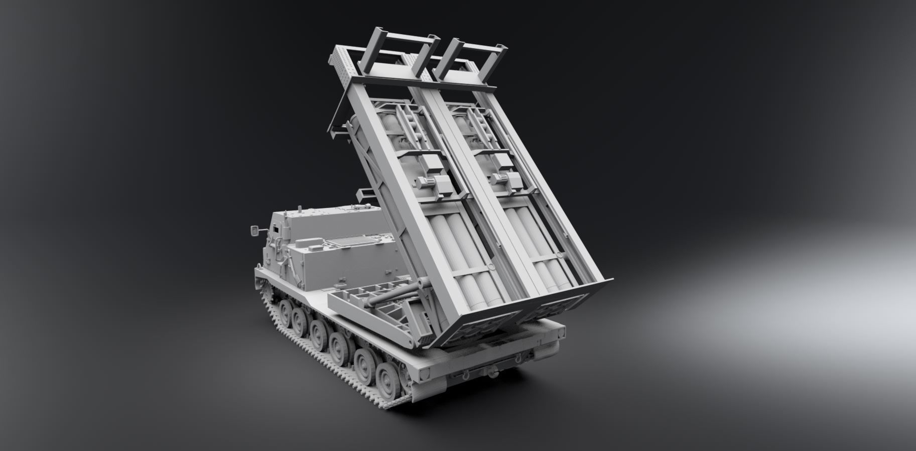 MLRS M270 Scale model 3D model 3D printable | CGTrader