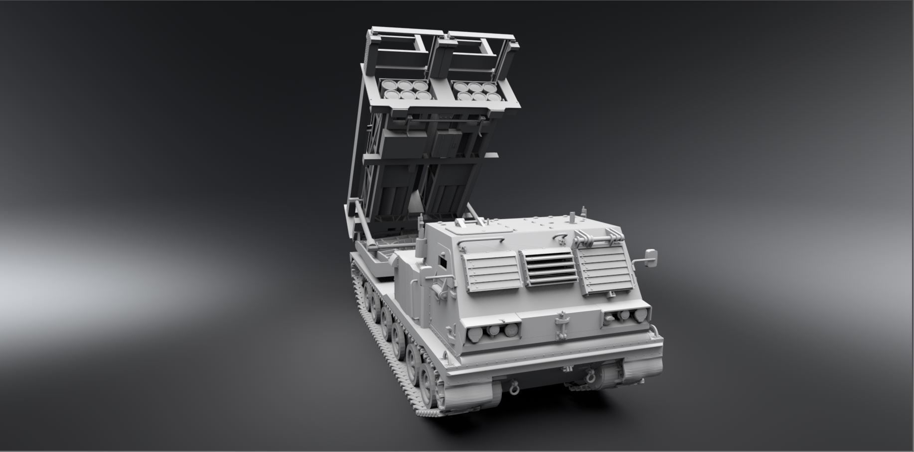 MLRS M270 Scale model 3D model 3D printable | CGTrader