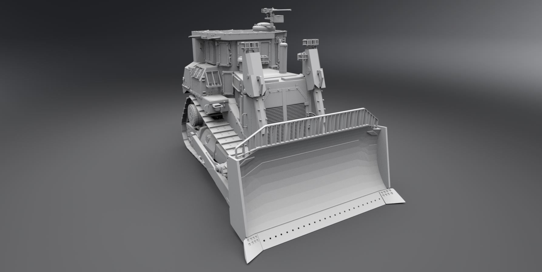 T9 Dozer Scale model 3D model 3D printable | CGTrader