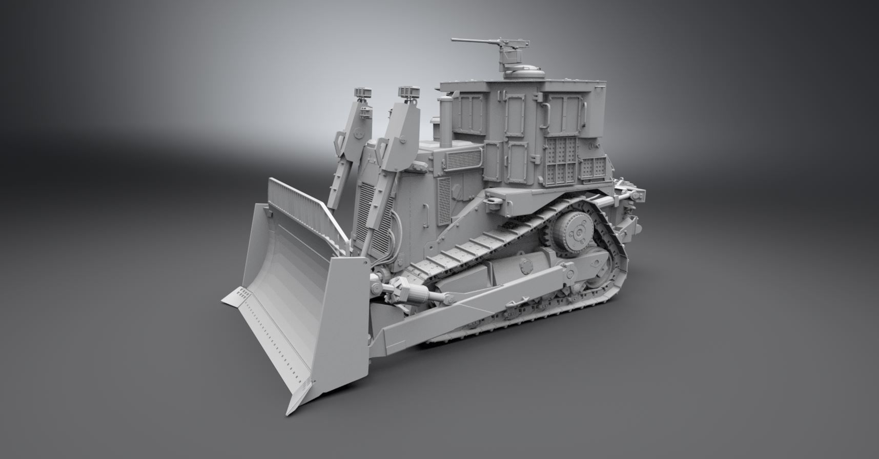 T9 Dozer Scale model 3D model 3D printable | CGTrader