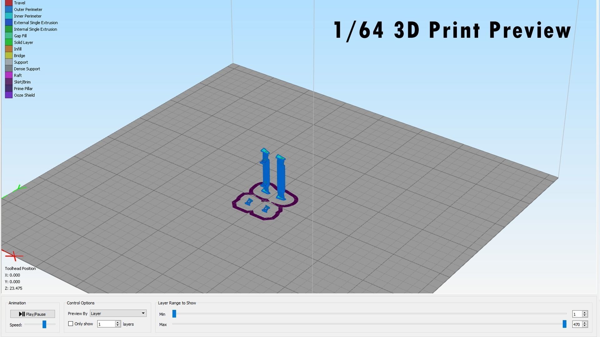 Voltex Spoiler for 1-18 and 1-64 Model Cars 3D model 3D printable | CGTrader