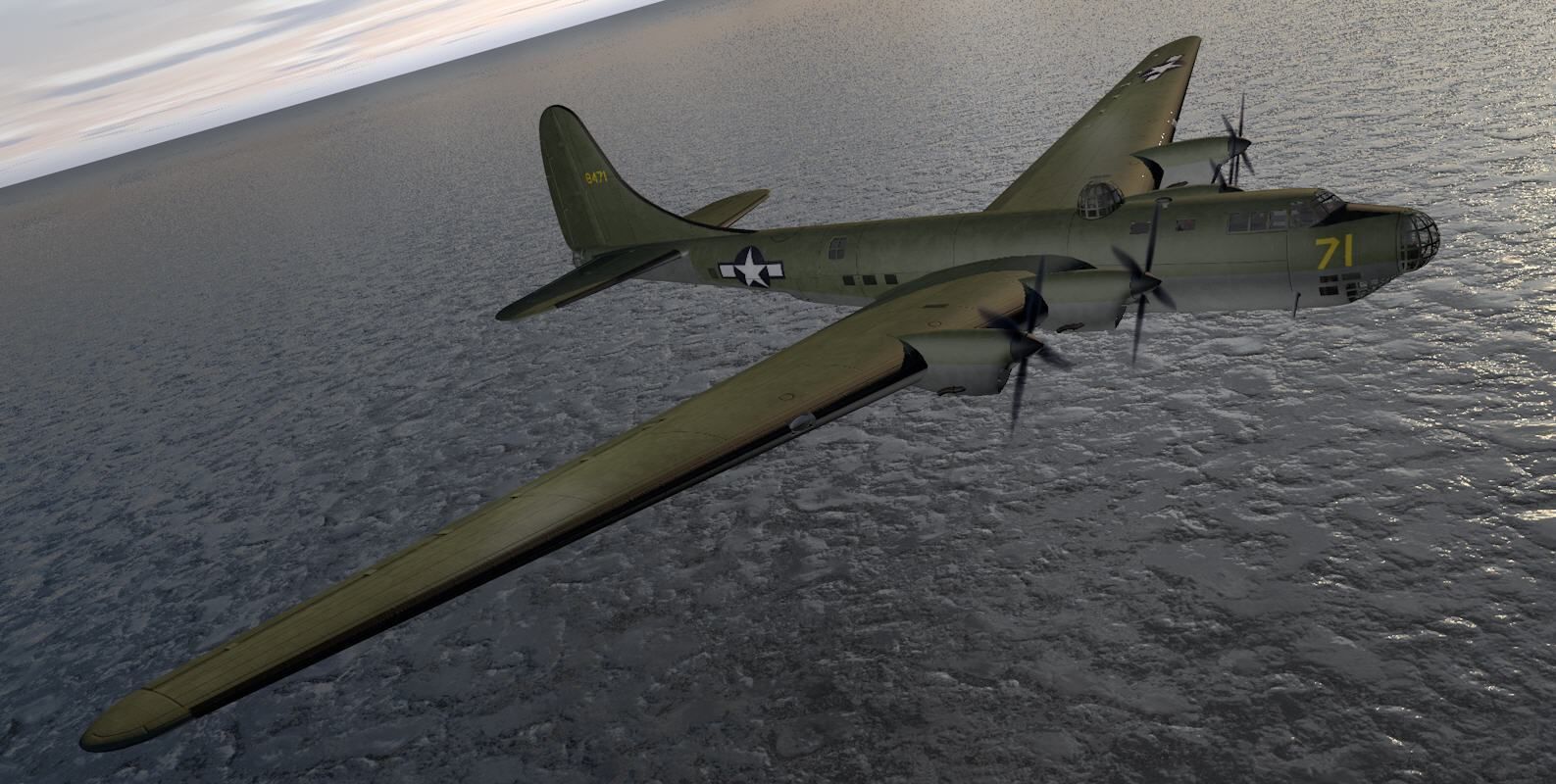 Douglas XB-19A Behemoth 3D model | CGTrader