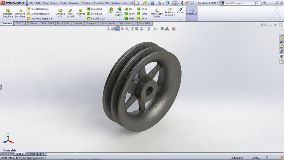 Rope Pulley free 3D model | CGTrader