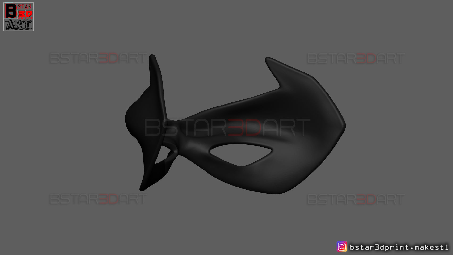 Robin Eyes Mask - DC comics Scale - Halloween Cosplay 3D model 3D ...