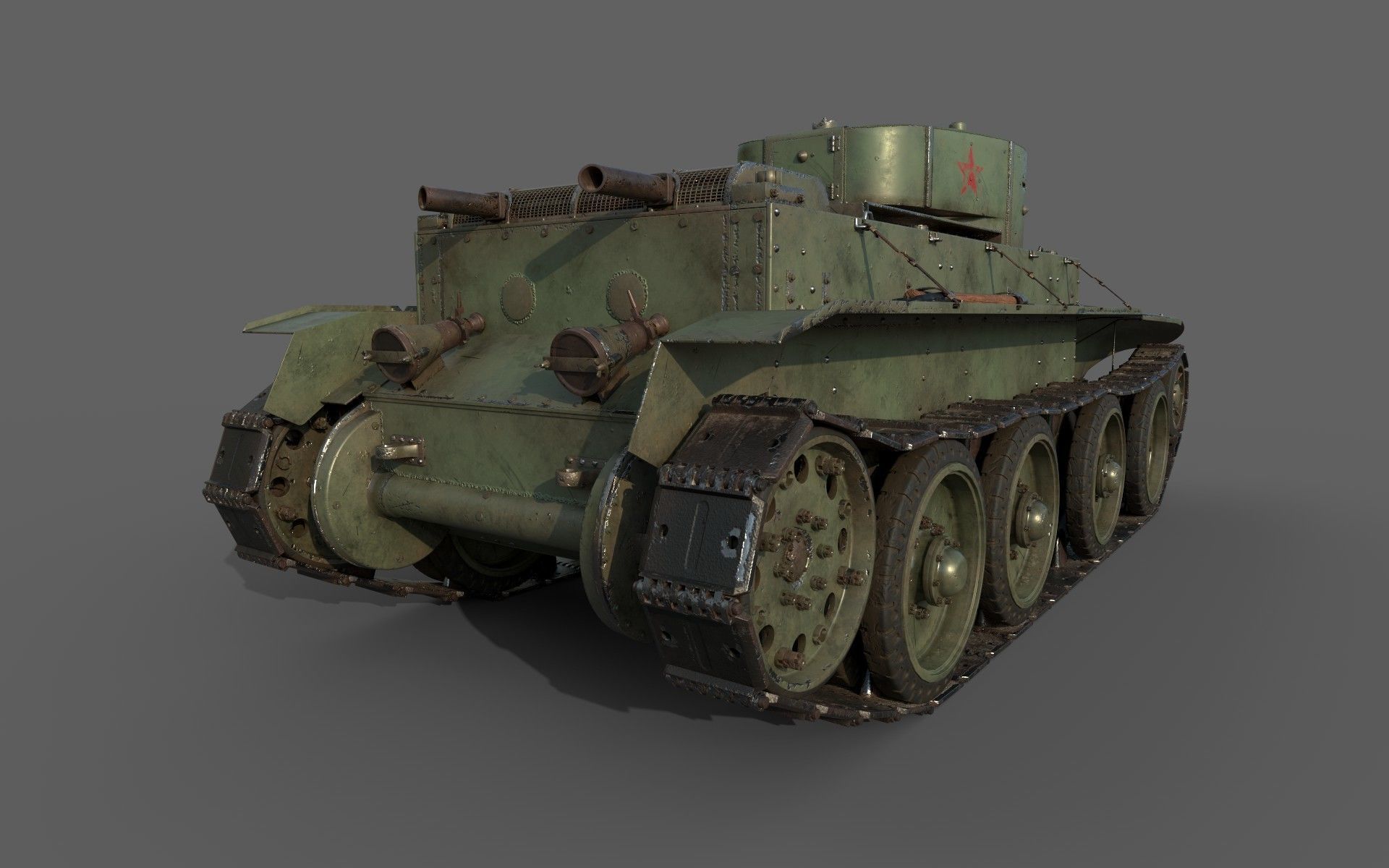 Soviet Tank BT-5 3D model | CGTrader