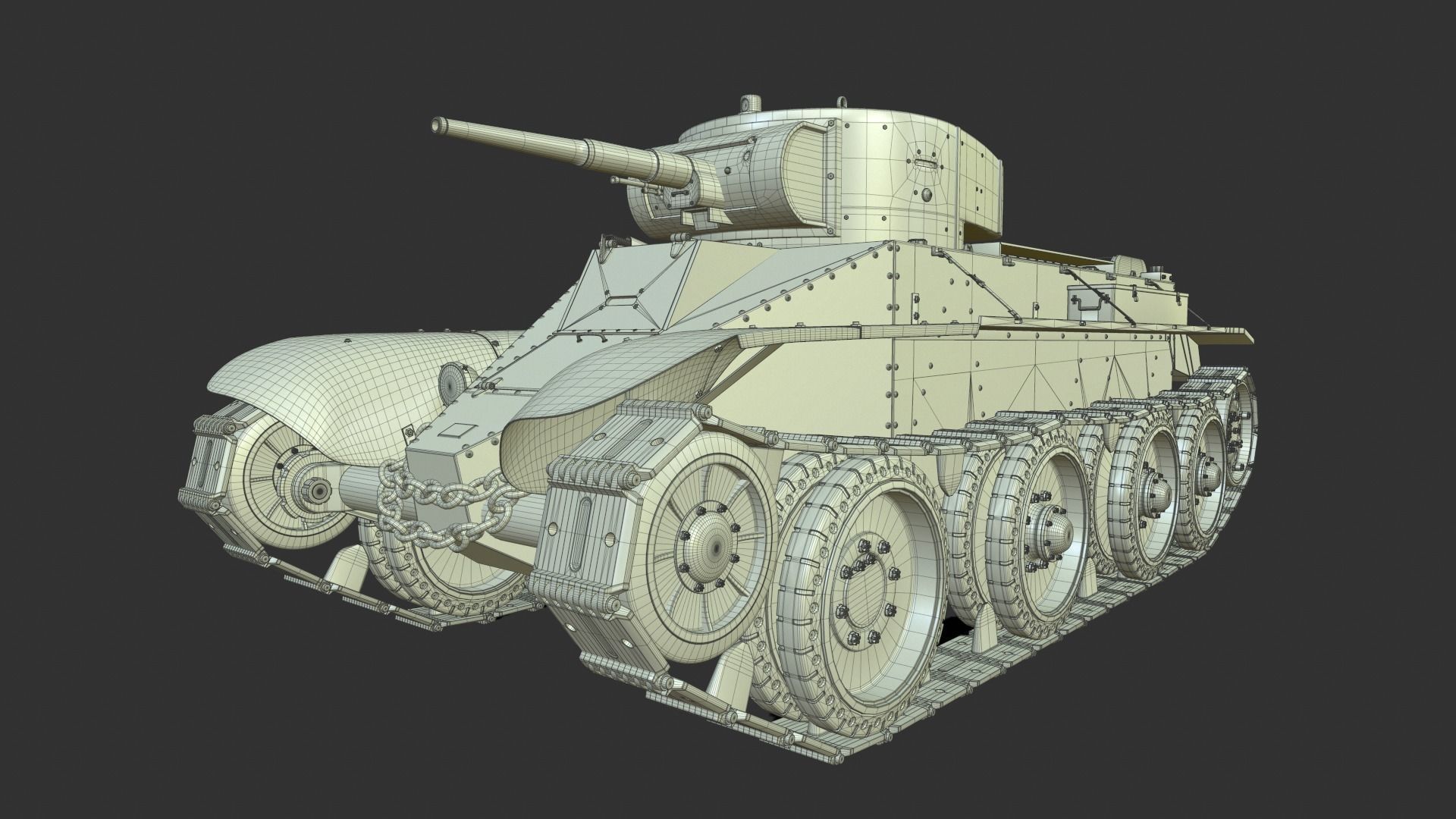 Soviet Tank BT-5 3D model | CGTrader