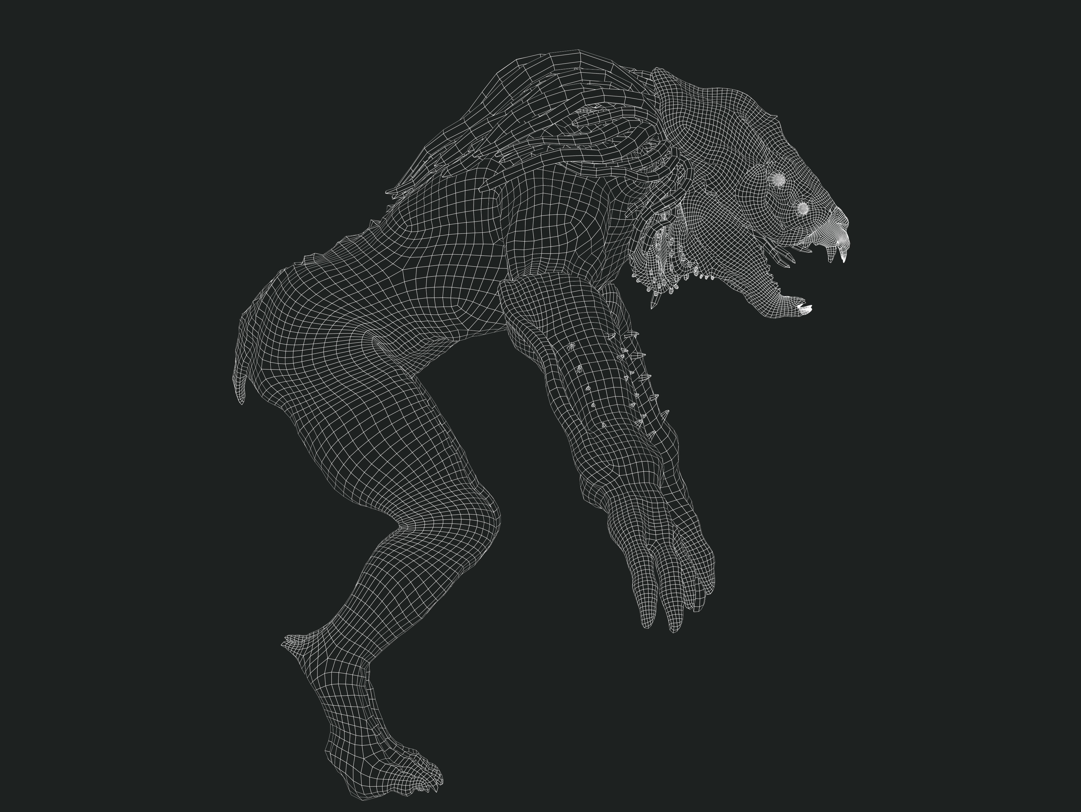 3D model Sammael from Hellboy VR / AR / low-poly rigged | CGTrader