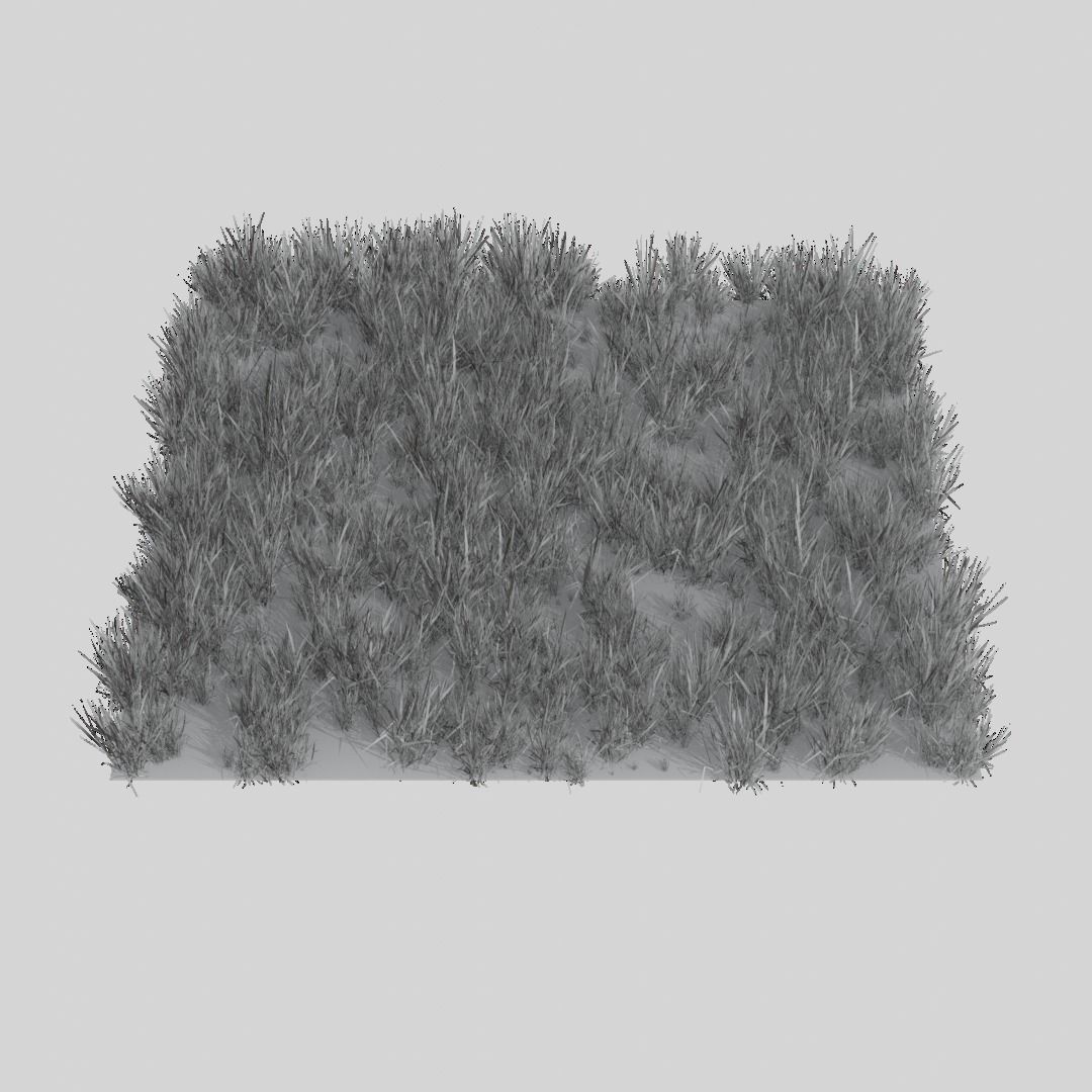 high poly grass miniature mat free 3D model | CGTrader