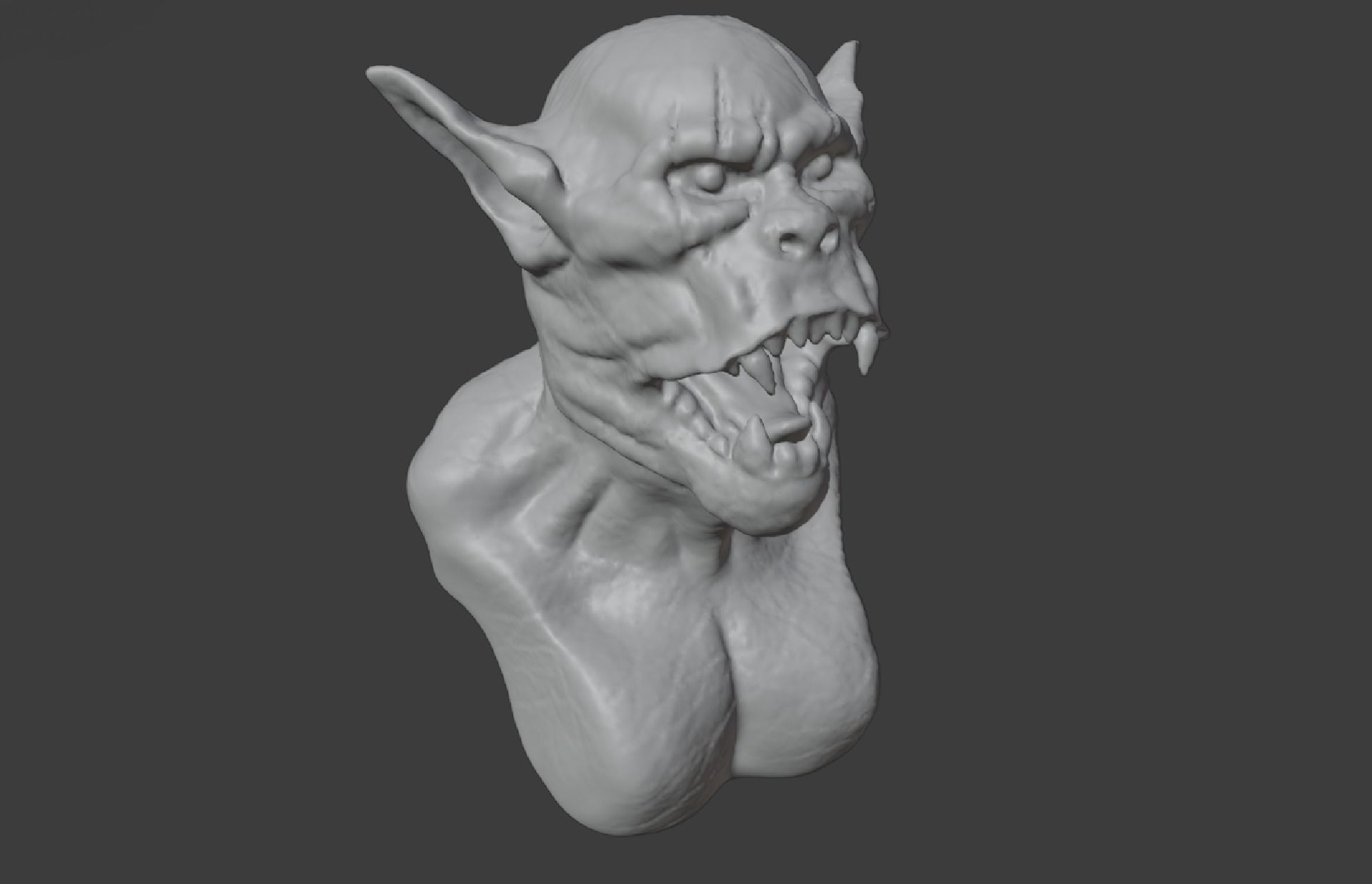 The Head Ork 3D model | CGTrader
