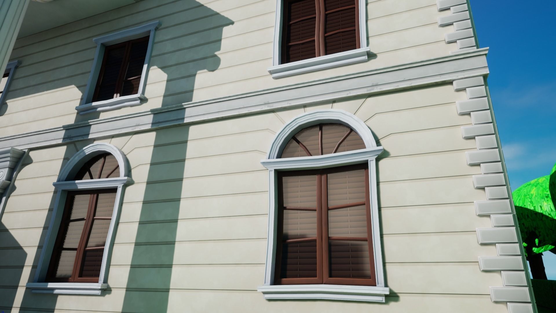 3D model Stylized Bank Exterior VR / AR / low-poly | CGTrader