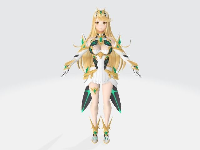 3D model Xenoblade Chronicles - Mythra VR / AR / low-poly | CGTrader