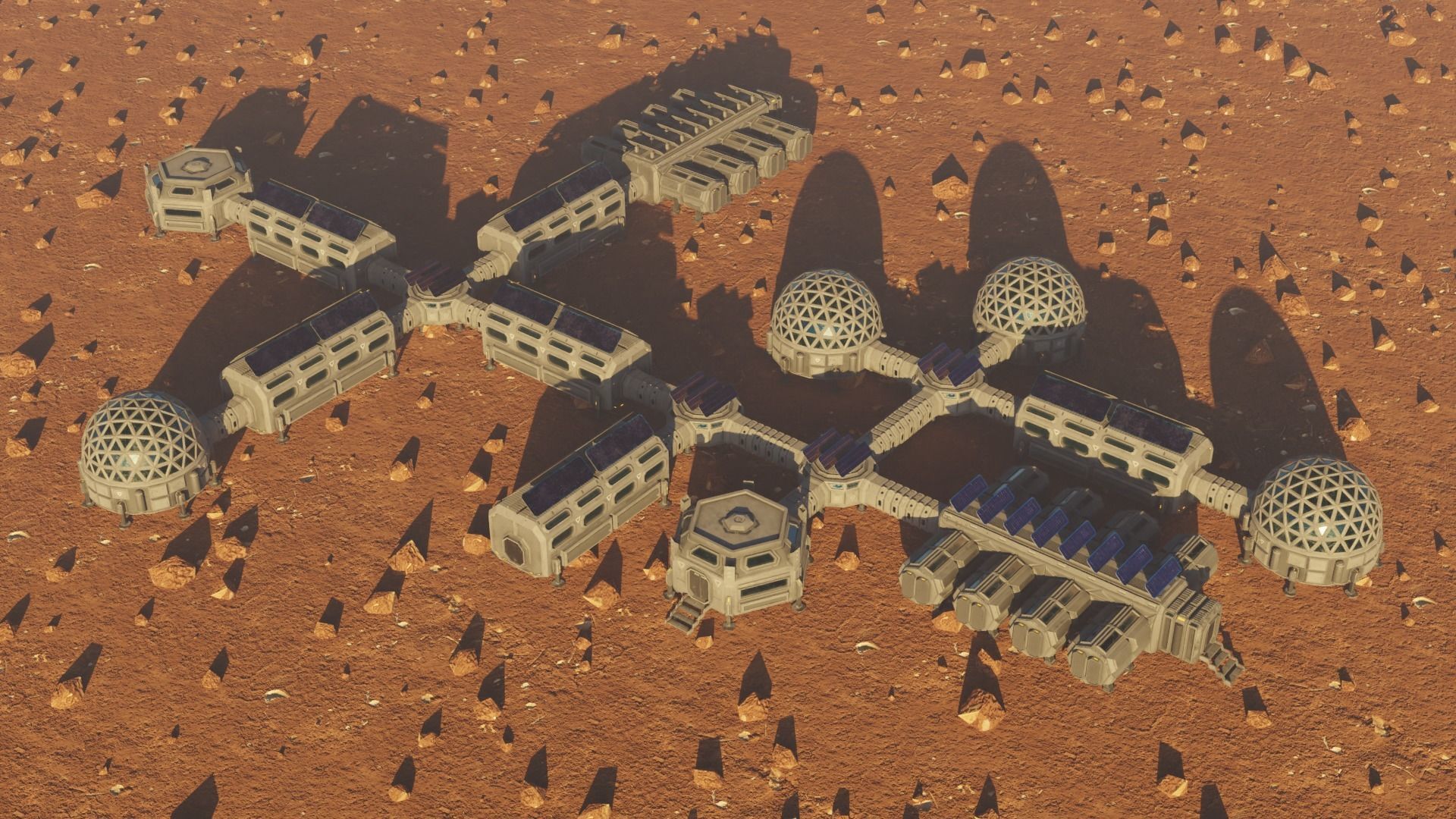 3D model Modular low poly colony VR / AR / low-poly | CGTrader