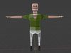 Super LowPoly Rigged Character free VR / AR / low-poly 3D model rigged ...