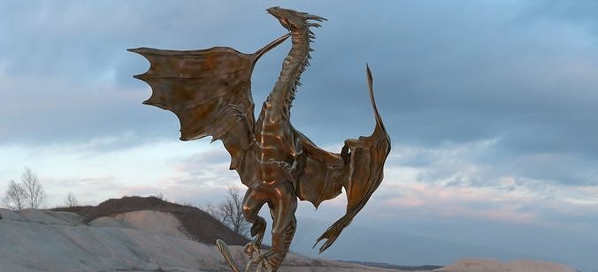 Dragon Tall Fin 3D model | CGTrader
