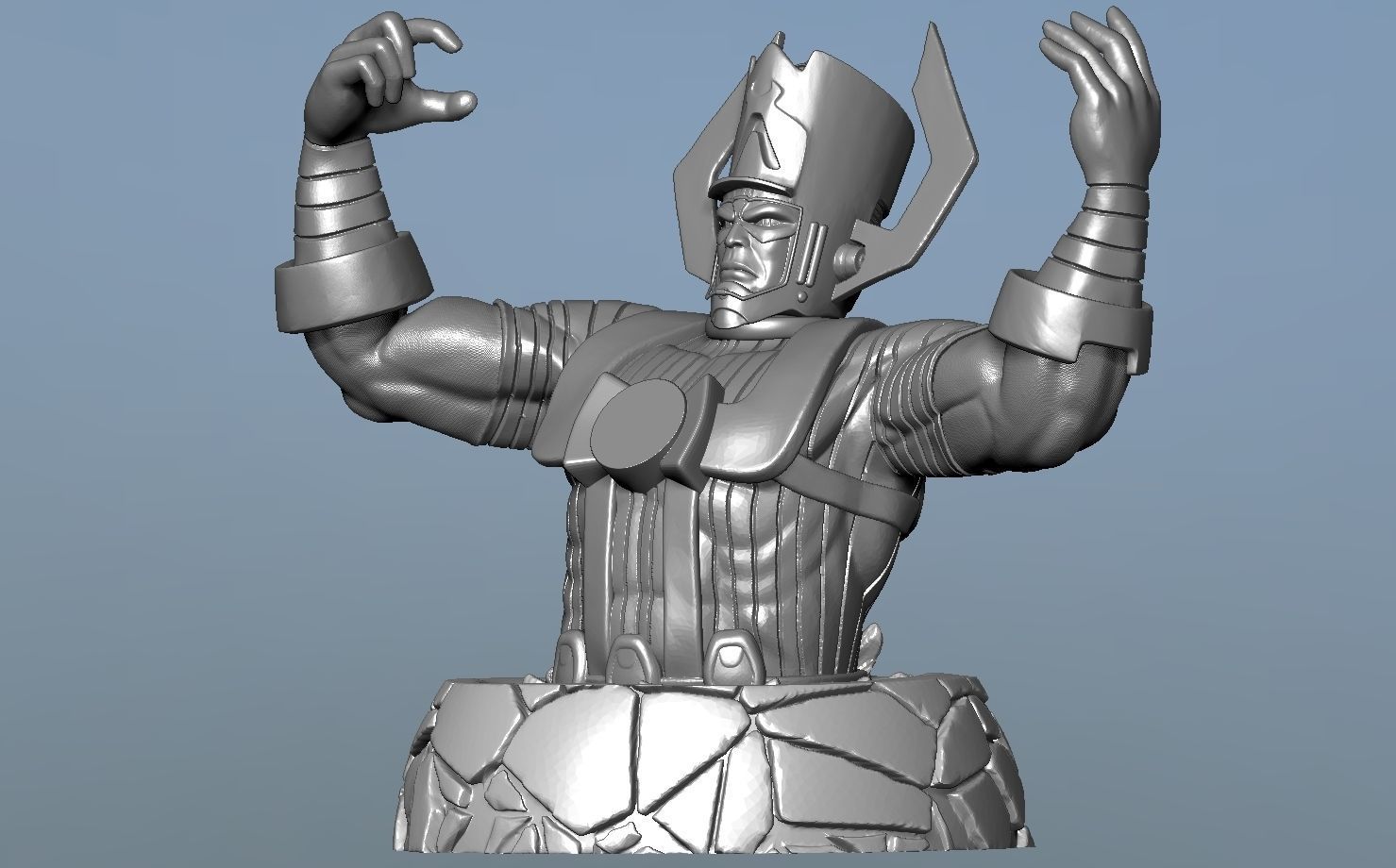Galactus Destroying Planet 3D model 3D printable | CGTrader