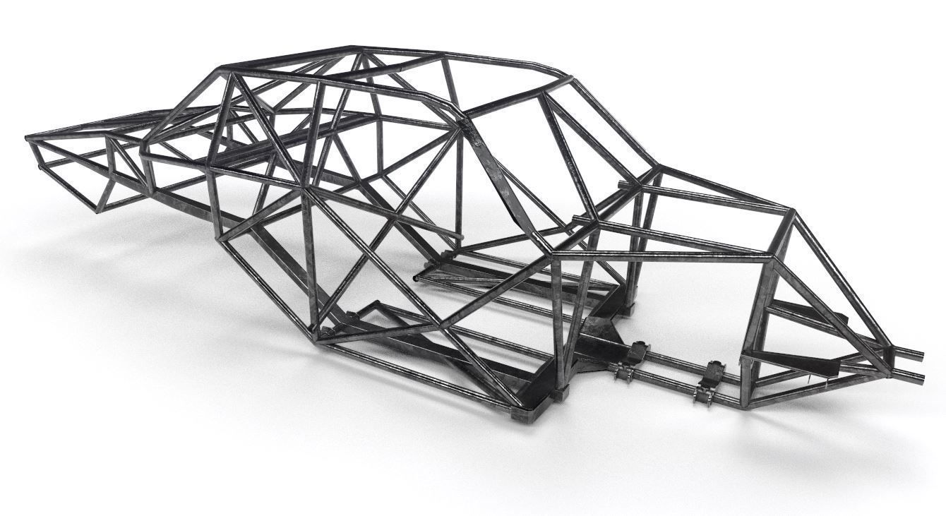 OFFROAD PRERUNNER CAGE 3D model | CGTrader