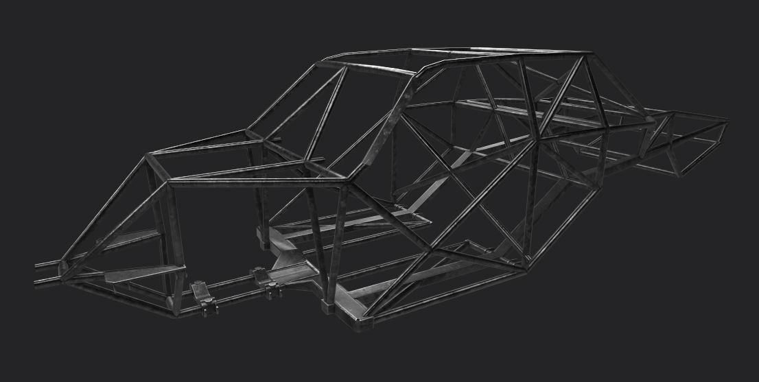 OFFROAD PRERUNNER CAGE 3D model | CGTrader