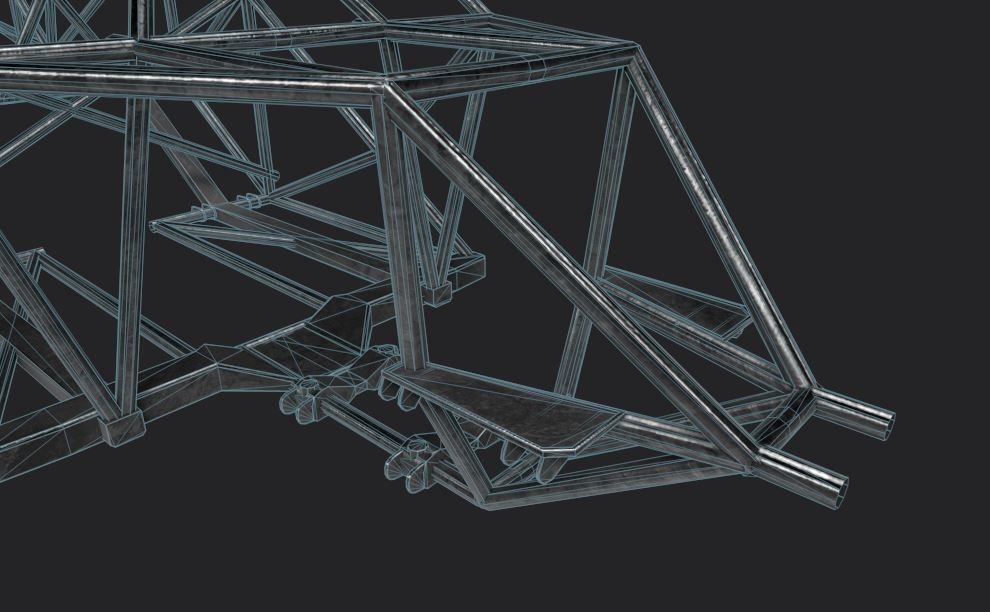 OFFROAD PRERUNNER CAGE 3D model | CGTrader