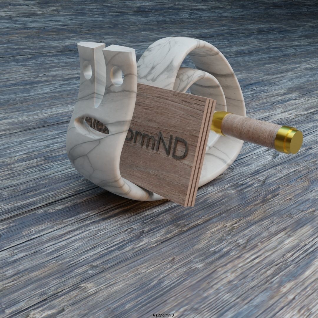 Snail stand 3D model 3D printable | CGTrader