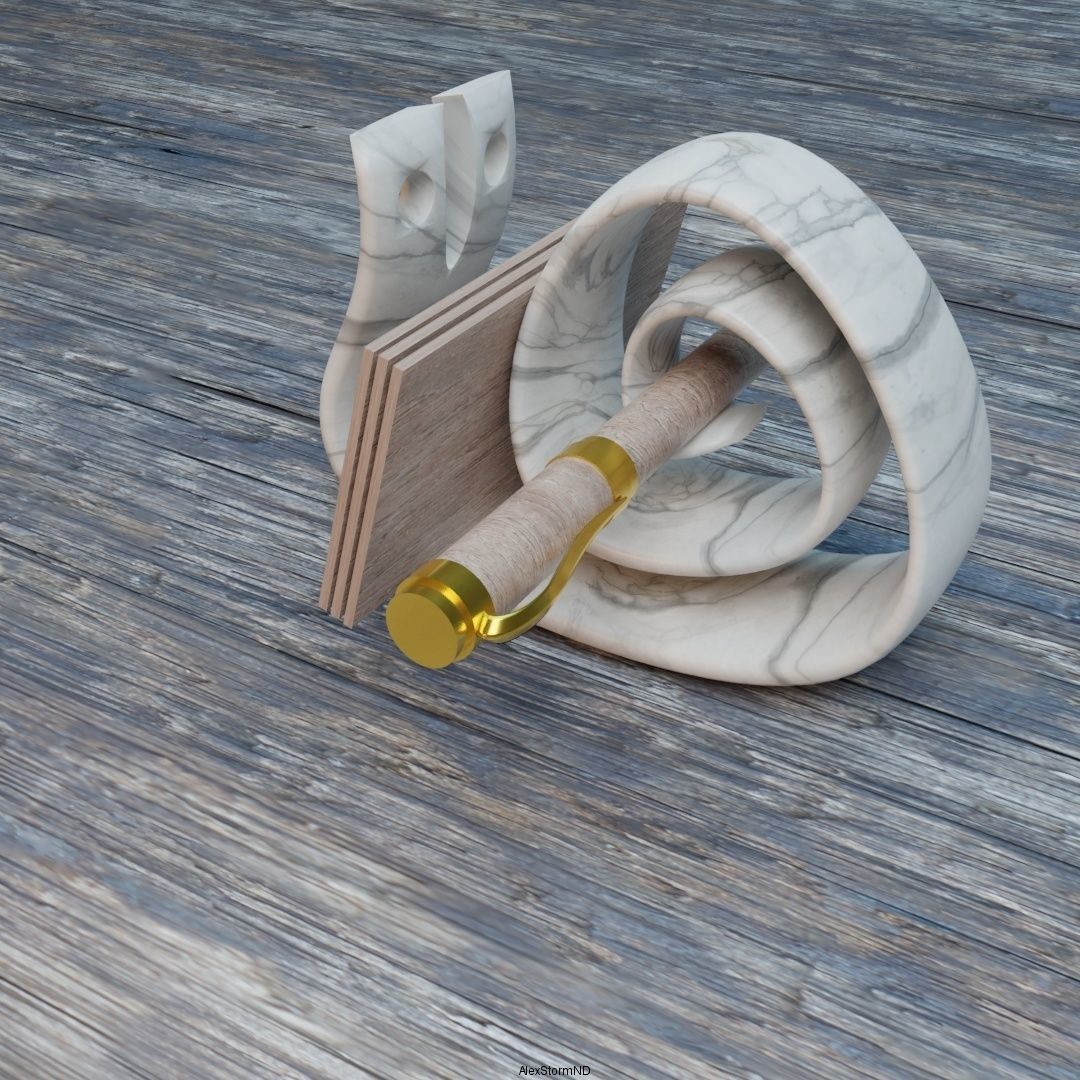 Snail stand 3D model 3D printable | CGTrader