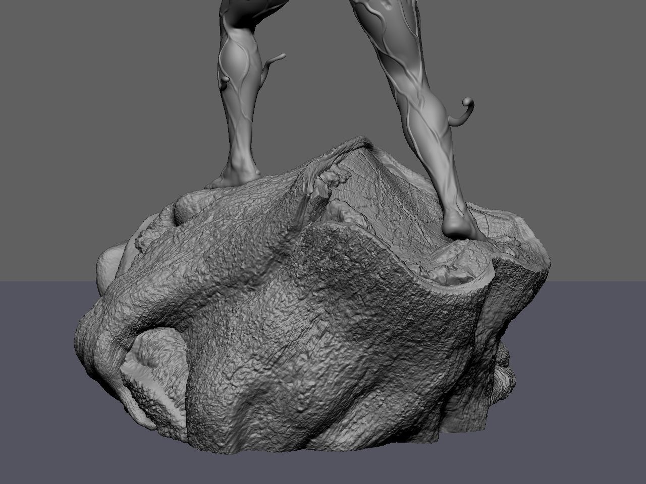 She-Venom avengers female statue 3D model 3D printable | CGTrader