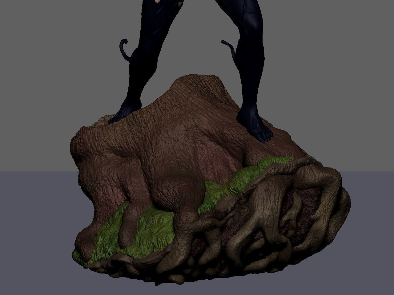 She-Venom avengers female statue 3D model 3D printable | CGTrader