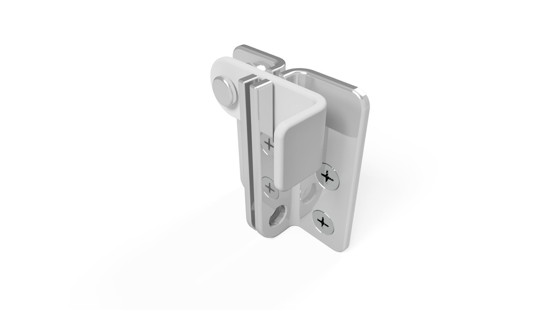 Hinge with lock 3D model | CGTrader