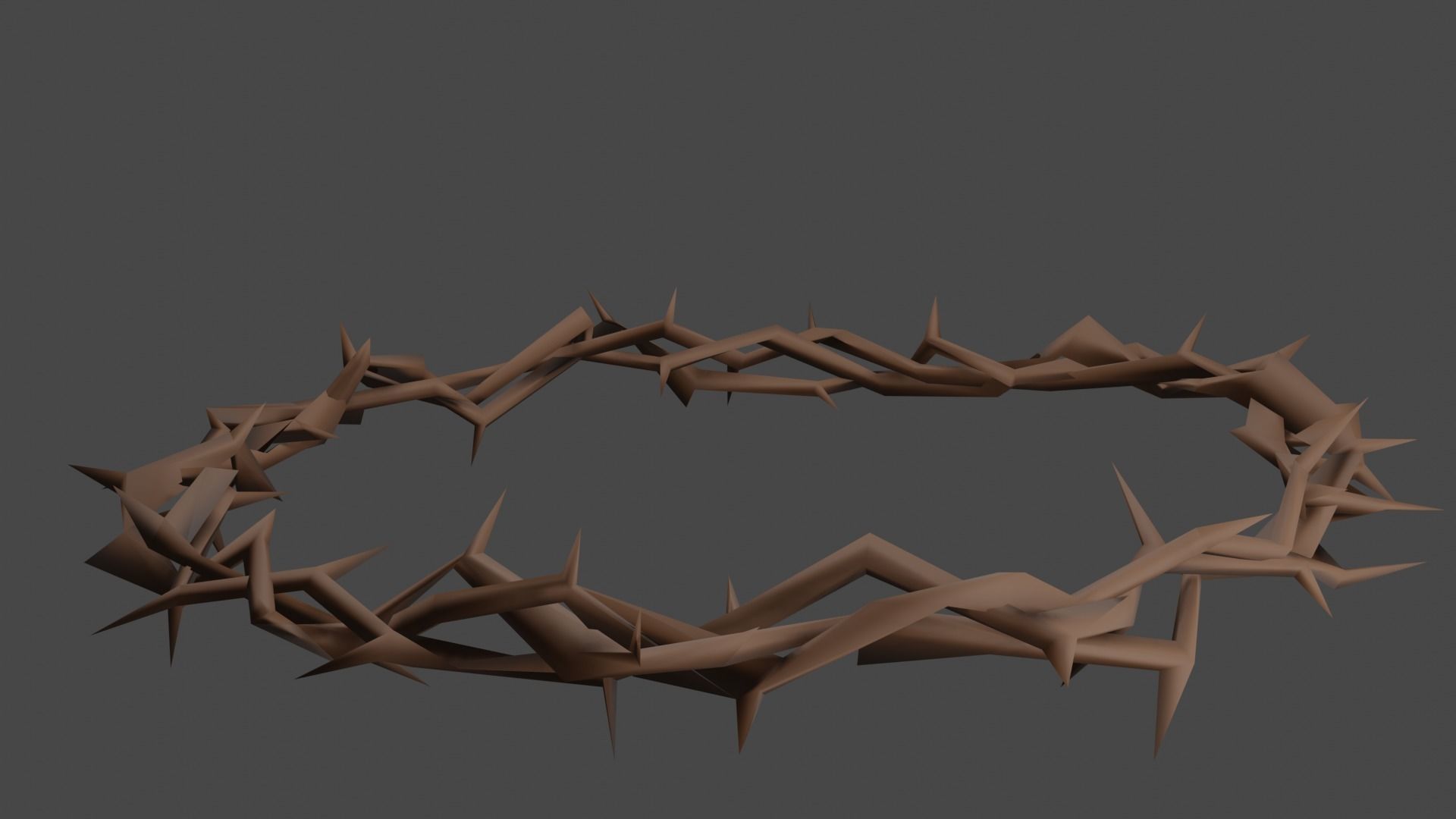 3D model Thorn crown of thorns VR / AR / low-poly | CGTrader