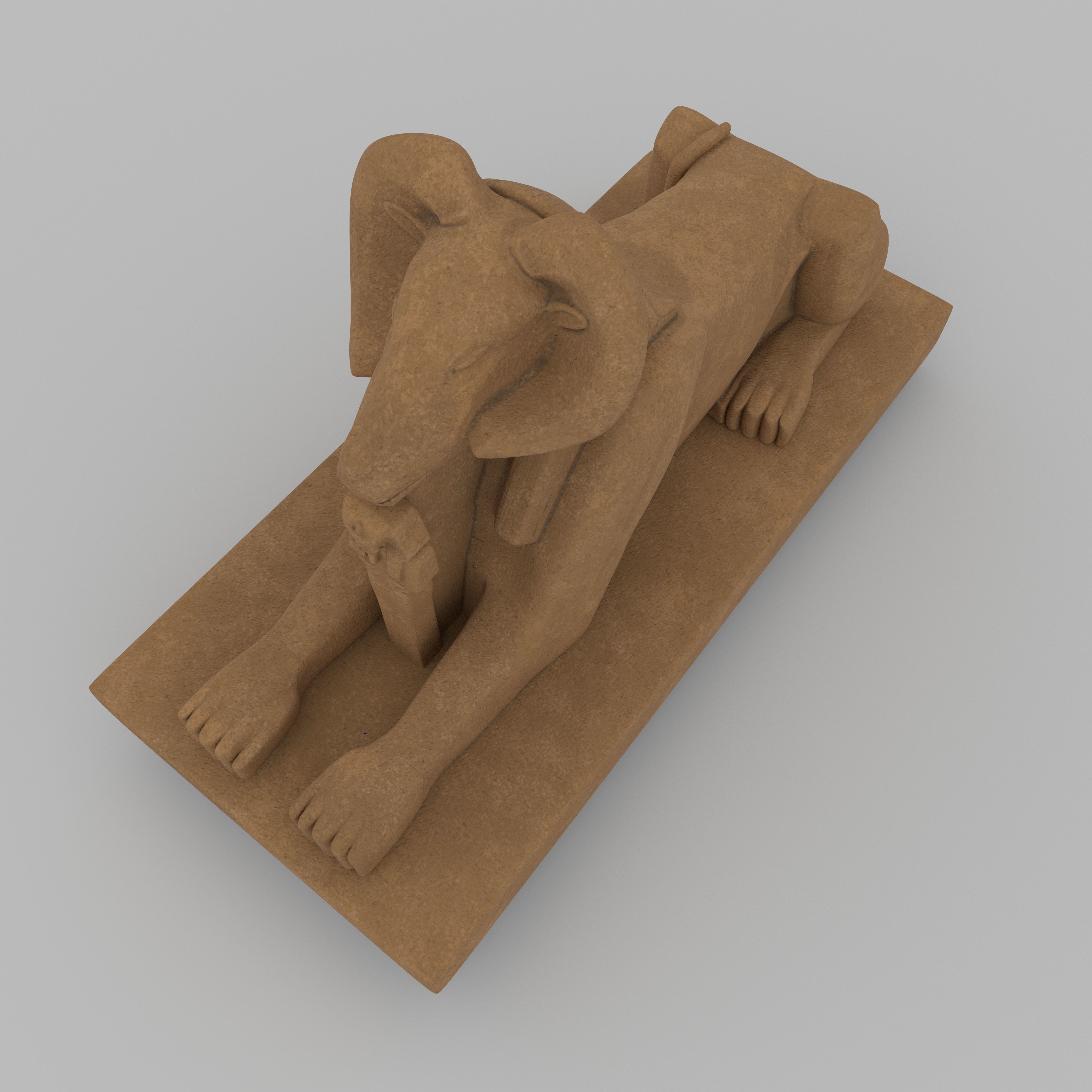 Sphinx Ram 3D model | CGTrader