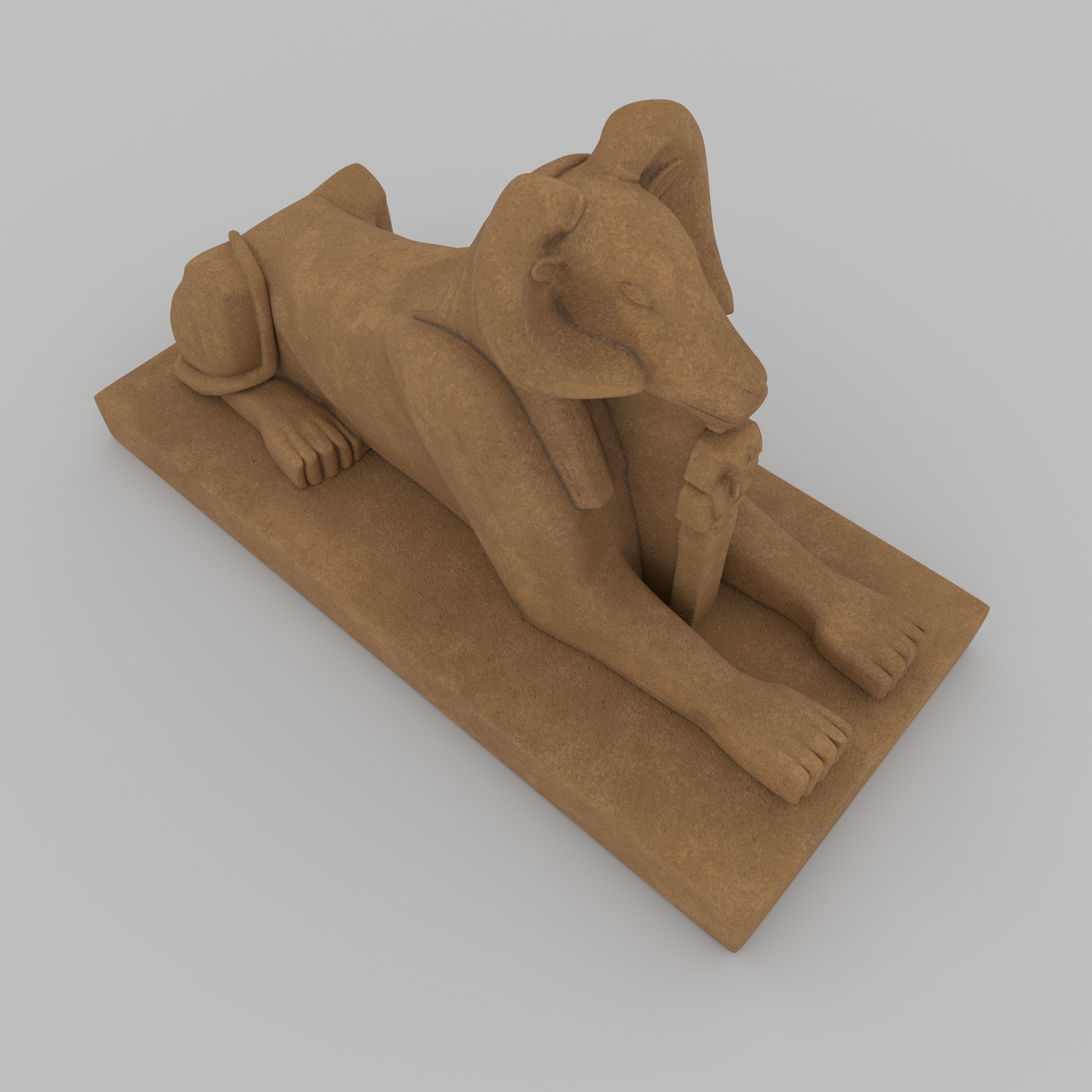 Sphinx Ram 3D model | CGTrader