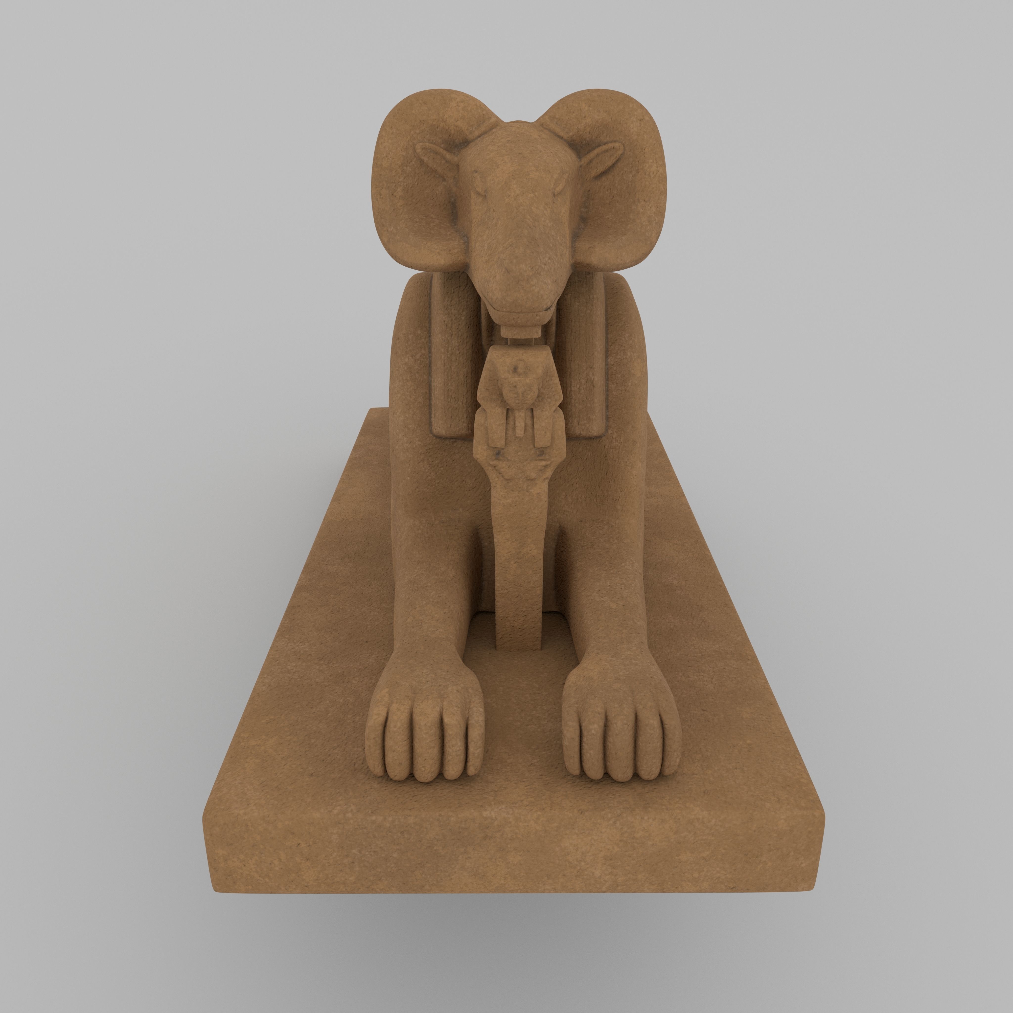 Sphinx Ram 3D model | CGTrader