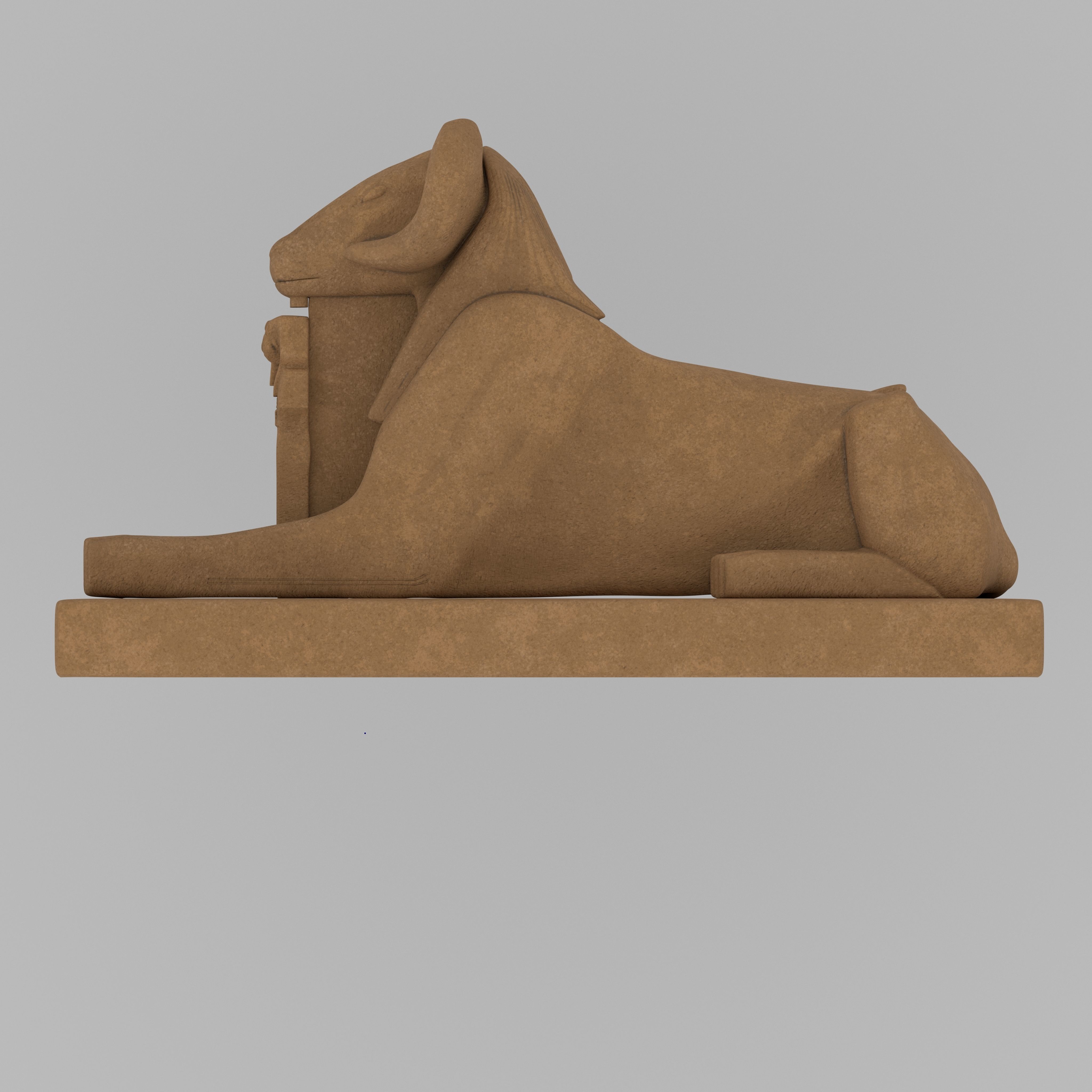 Sphinx Ram 3D model | CGTrader