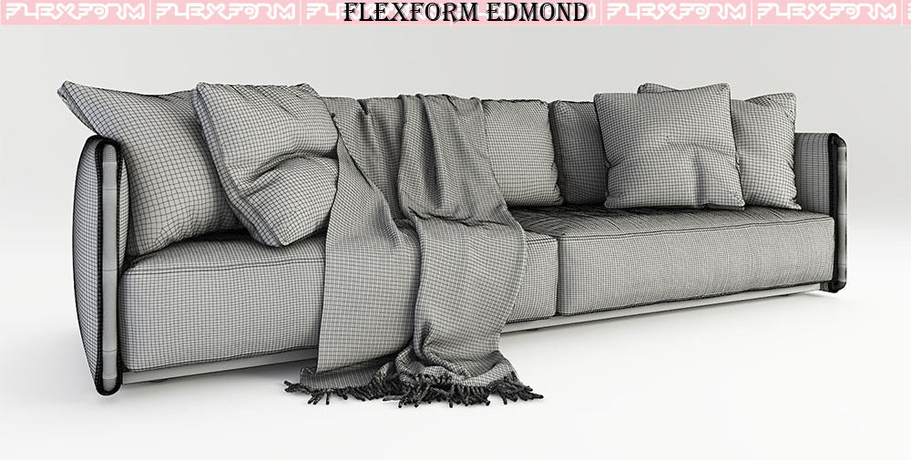 FLEXFORM Edmond 2800mm 3D model | CGTrader