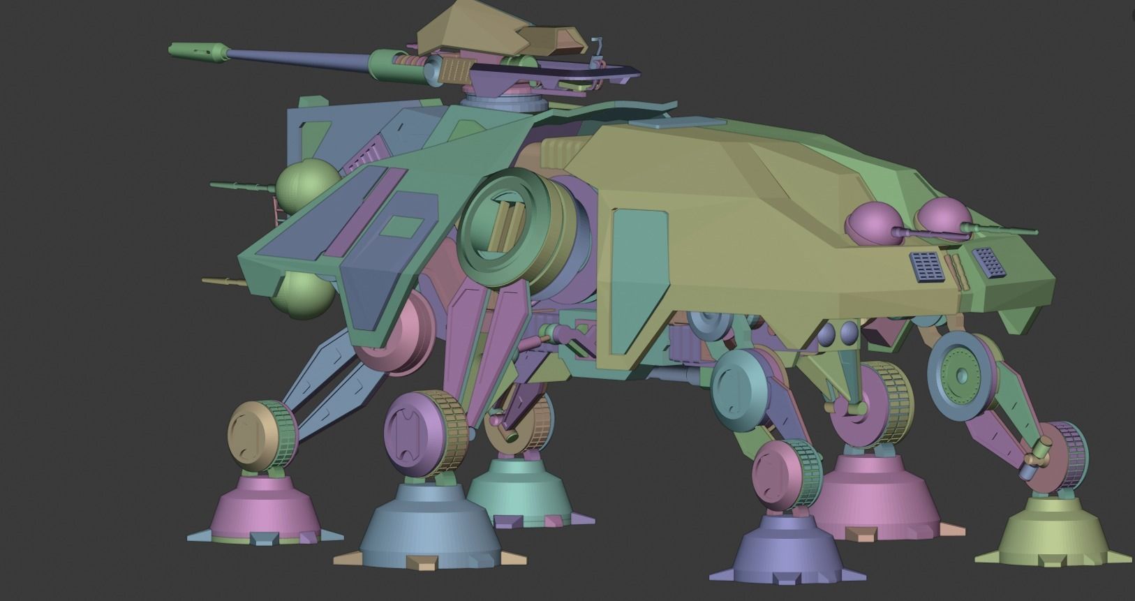 AT-TE 3D model 3D printable | CGTrader