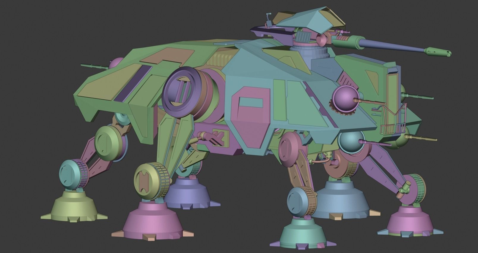 AT-TE 3D model 3D printable | CGTrader