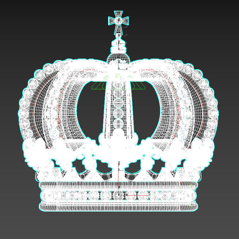 crowns crown 3D model 3D printable | CGTrader
