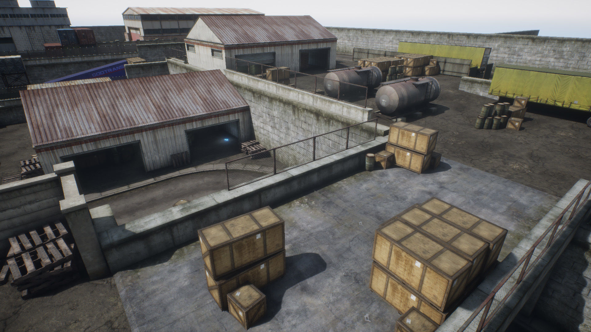 3D model FPS Mobile Game Map v2 with assets VR / AR / low-poly | CGTrader