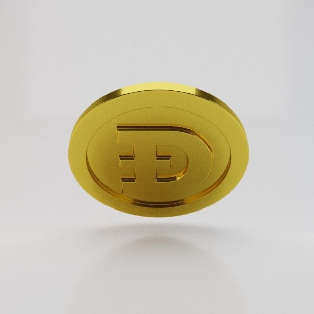 Dogecoin - DOGE 3D model 3D printable | CGTrader
