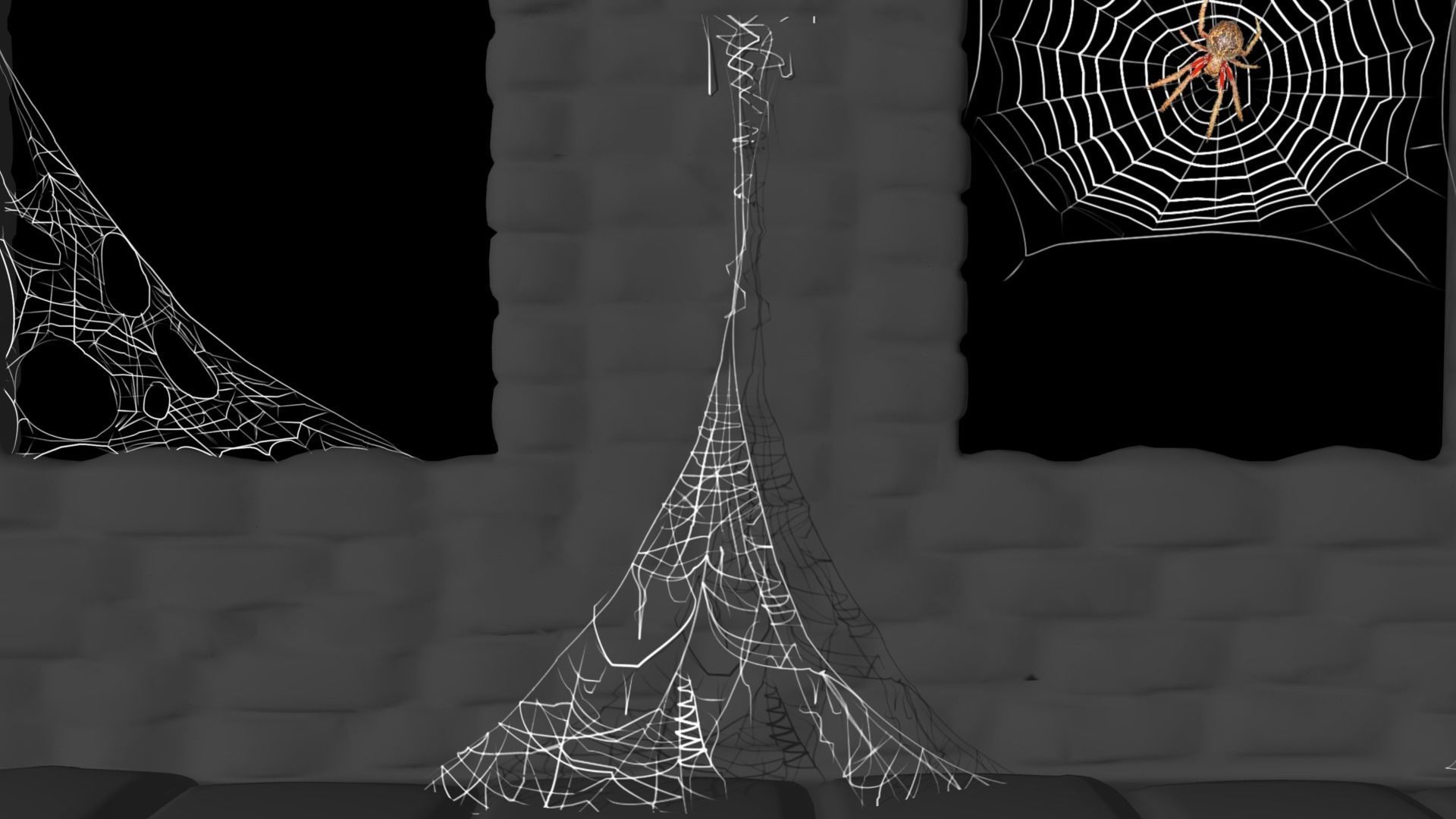 3D model Cobweb collection VR / AR / low-poly | CGTrader