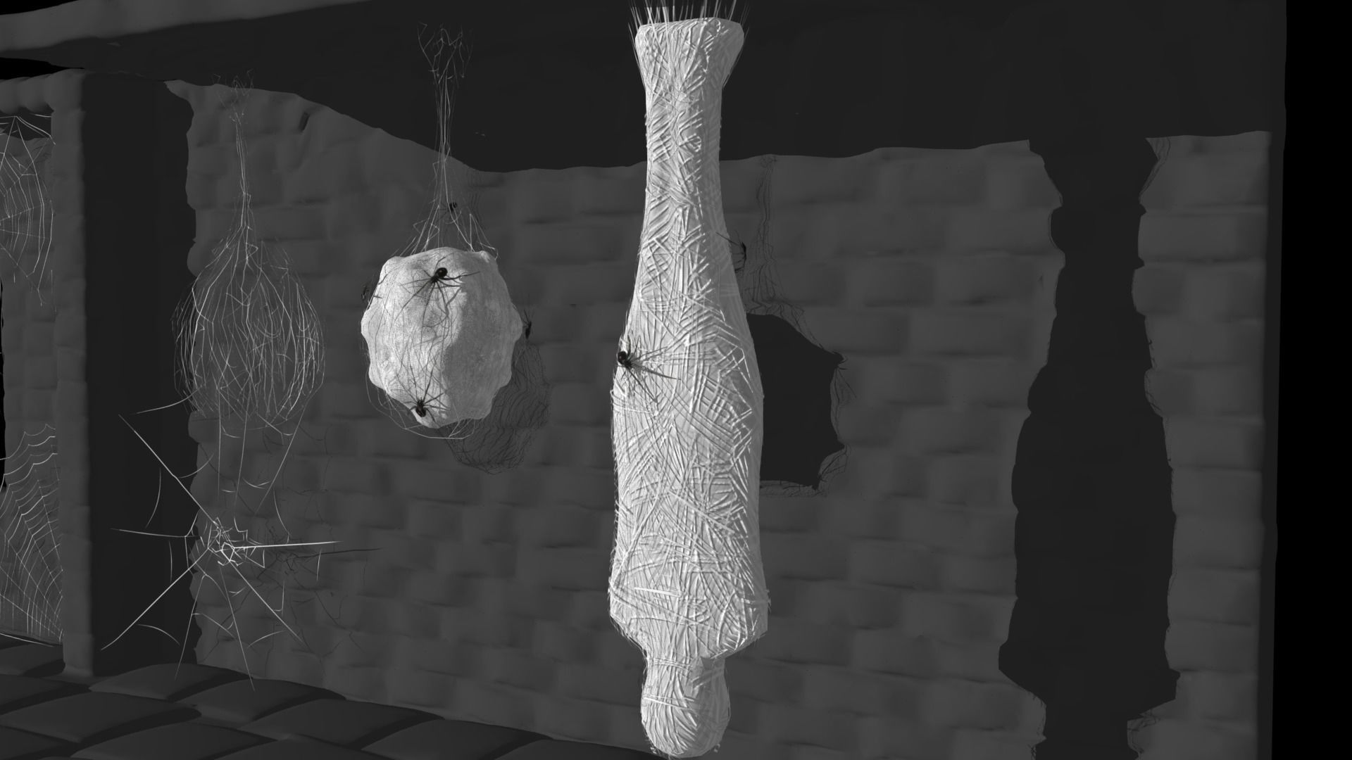 3D model Cobweb collection VR / AR / low-poly | CGTrader