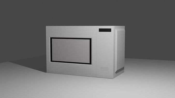3D model Microwave box VR / AR / low-poly | CGTrader