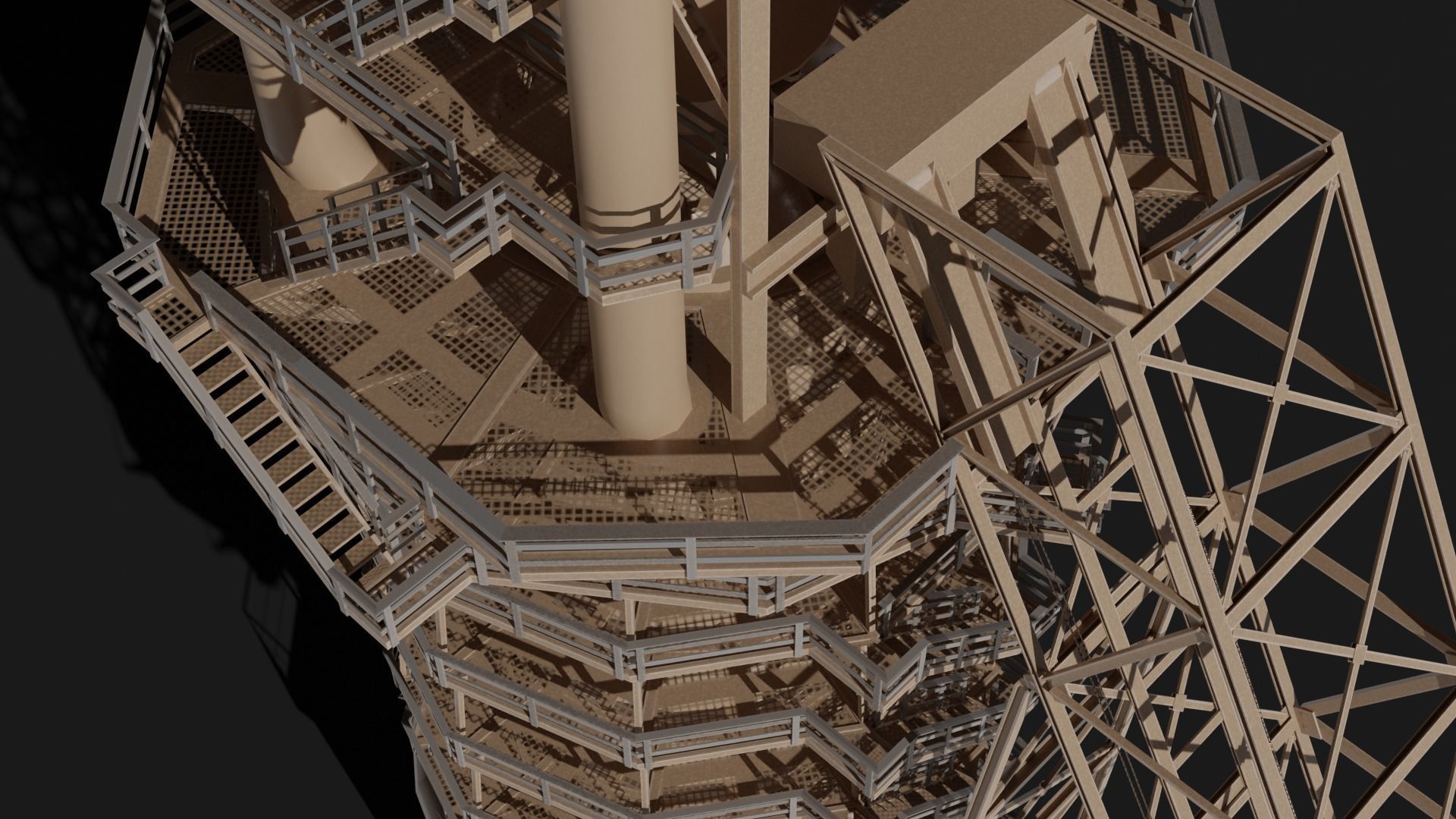 3D model Blast Furnace VR / AR / low-poly | CGTrader