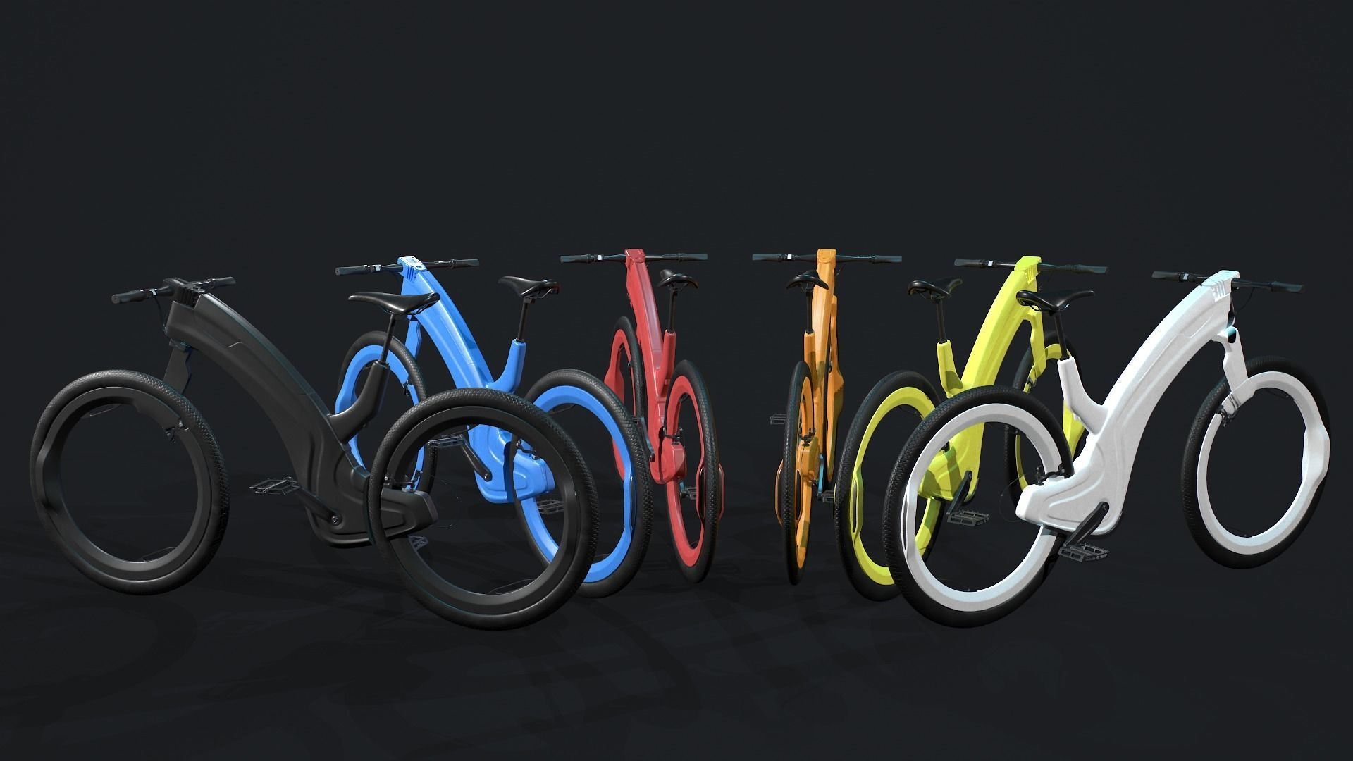 ElectroVelo futuristic bike design 3D model | CGTrader